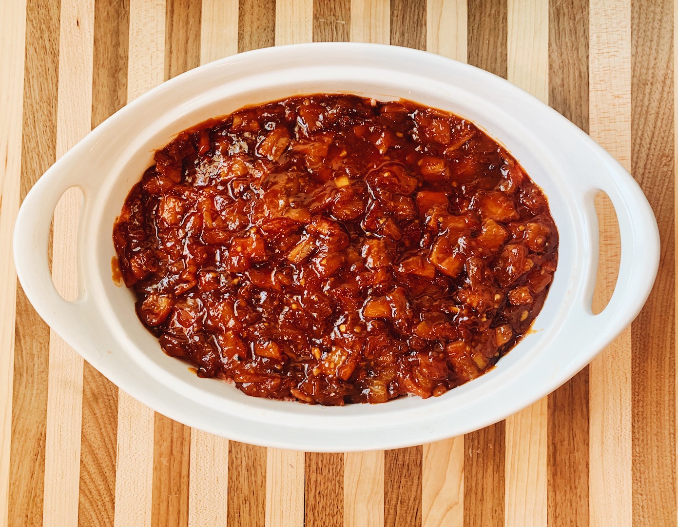 Meatloaf with Sweet and Savory Bacon Onion Jam - Garden of Mirth