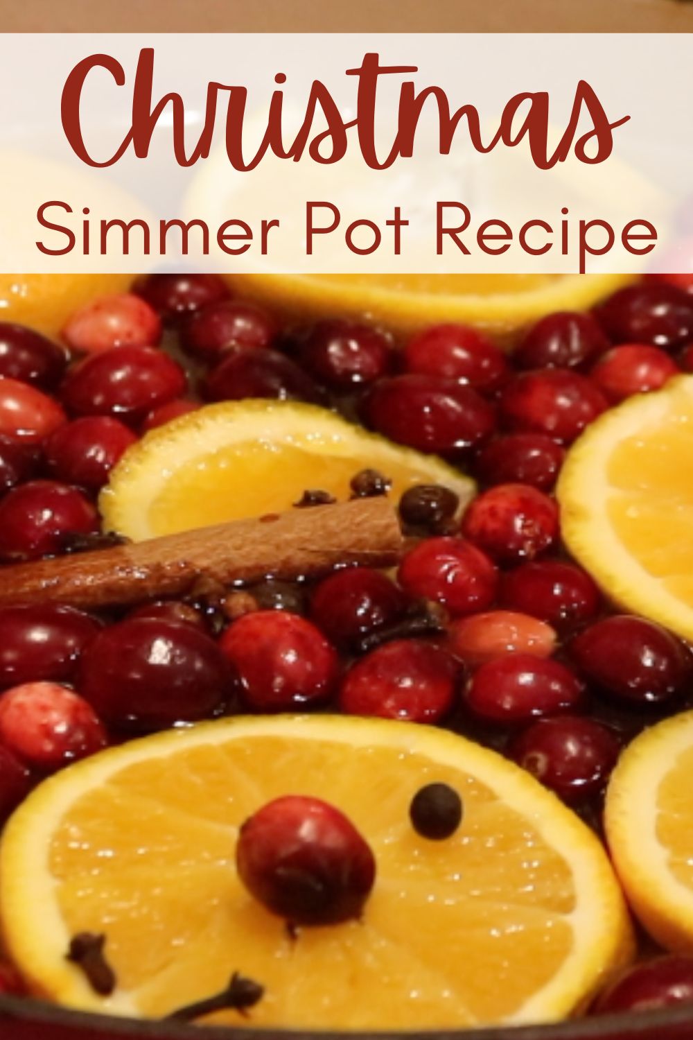 Christmas Simmer Pot Gift with Free Printable Tag