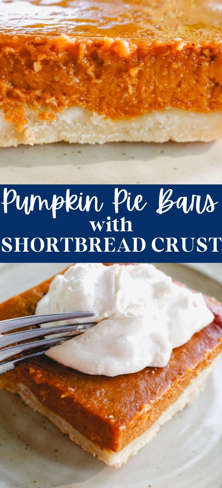 Easy Pumpkin Pie Bars With Shortbread Crust Recipe